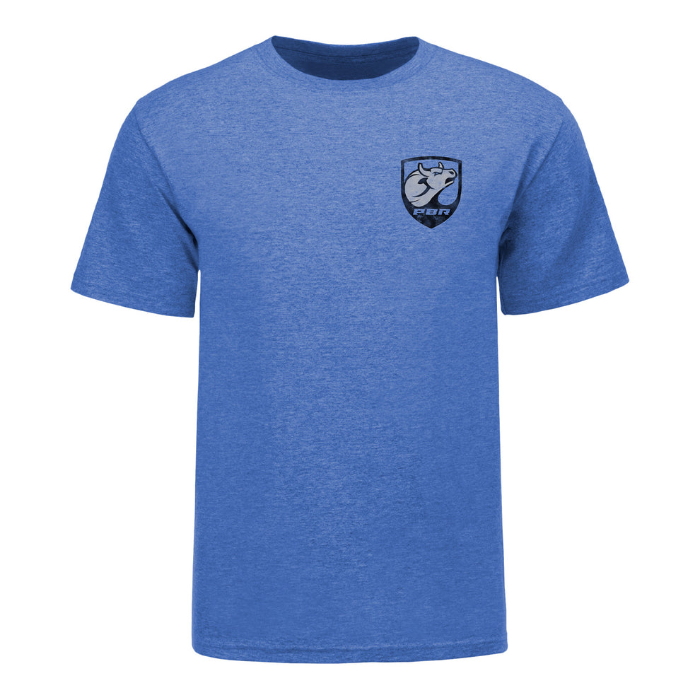 PBR Crest Shirt - Heather Royal – PBR Shop